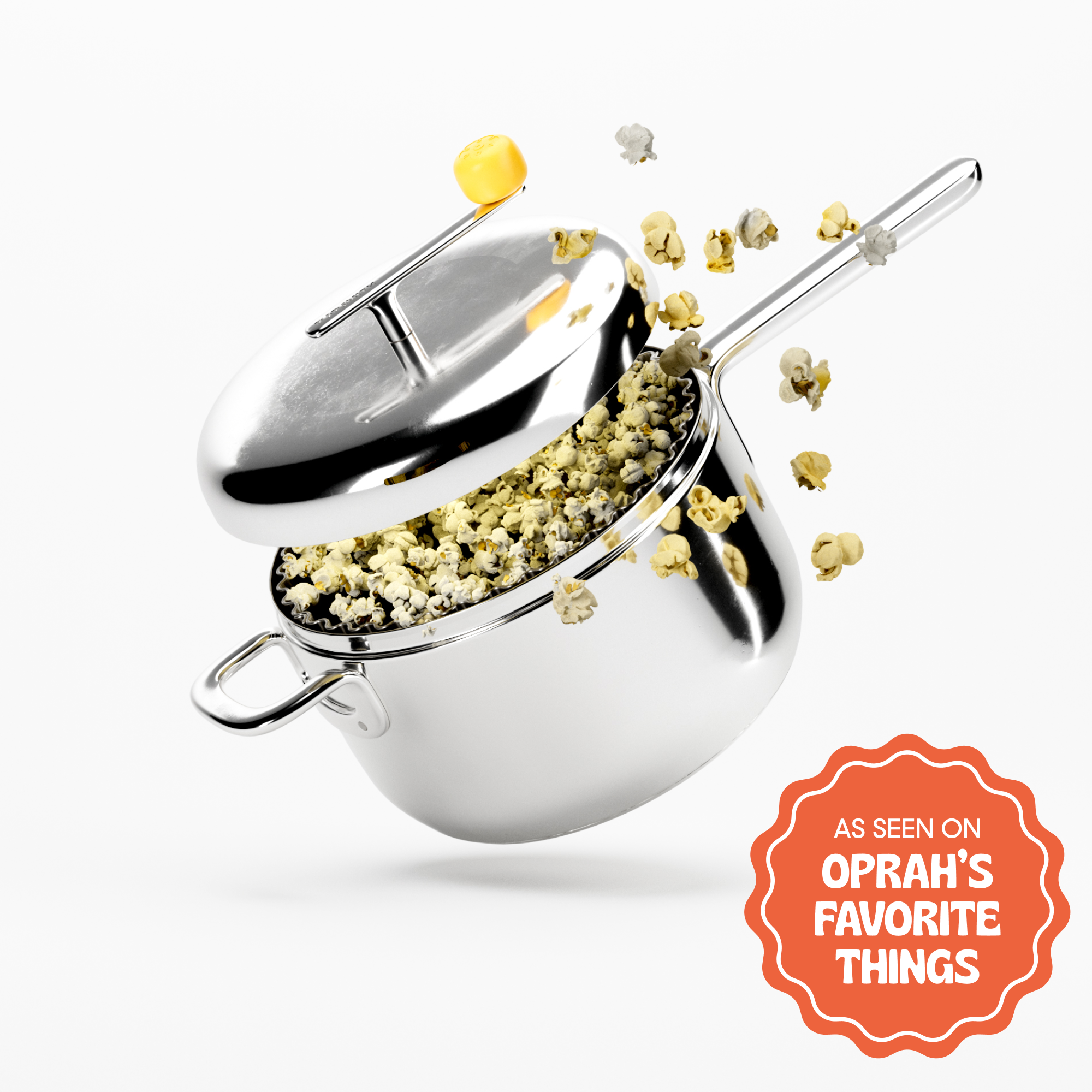 Modern Stovetop Popcorn Popper - Popsmith